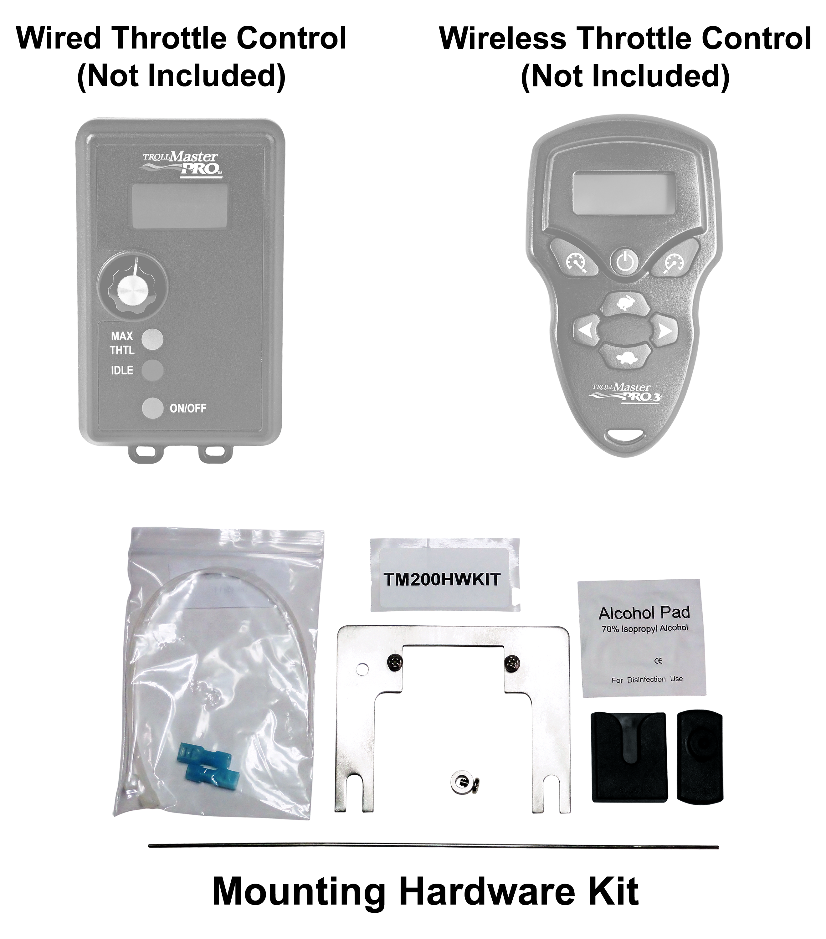 TROLLMaster Remote Throttle Controller Mounting Hardware Kit ...
